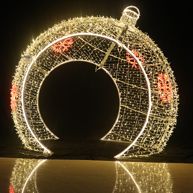 Large Outdoor Lighted Spheres | Evermore Lighting